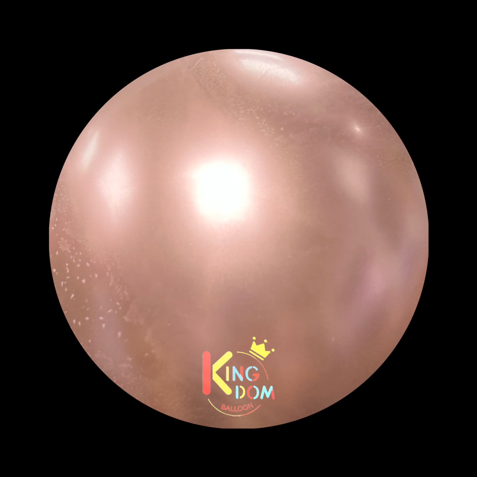 Globo 12″ Balloons– CROMADO Rosa Gold x50pc – Kingdom Balloon