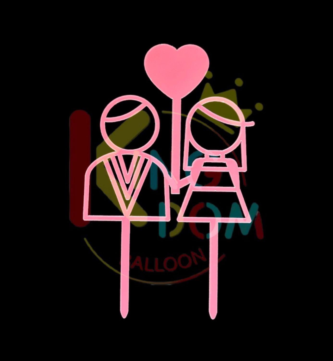 Topper «Amor» – Kingdom Balloon