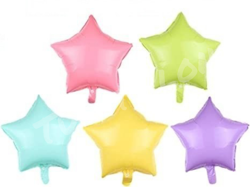 globo estrella pastel 18″ (consultar color en stock) – Kingdom Balloon